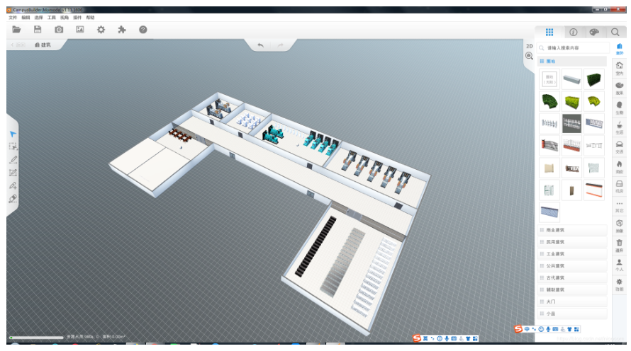 基于 WebGL（ThingJS）的室内平面图 2D/3D 导航 DEMO（Part 1）_web 伪2d楼层-CSDN博客