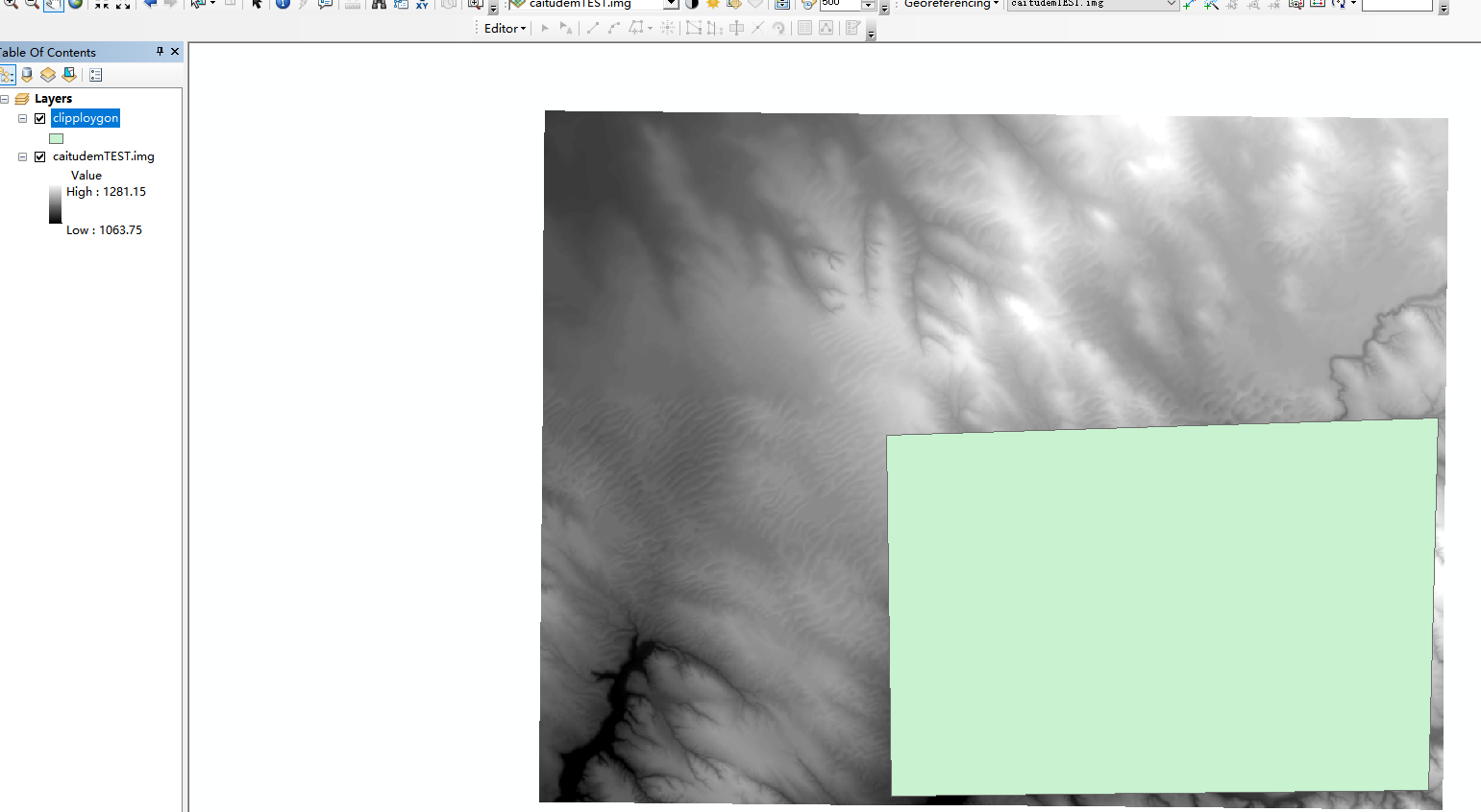 Arcgis操作系列5 Arcmap 裁剪 矢量和栅格数据矢量裁剪矢量 Csdn博客 