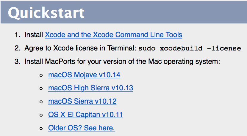 Mac OSX 苹果电脑 安装 MacPorts_installing macports-CSDN博客