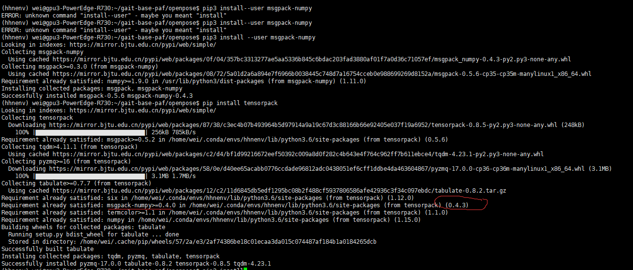 安装 tensorpack的错误总结_tensorpack implementerror-CSDN博客