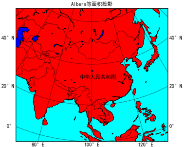 Python遥感可视化 — Basemap作Albers投影_basemap 遥感制图-CSDN博客