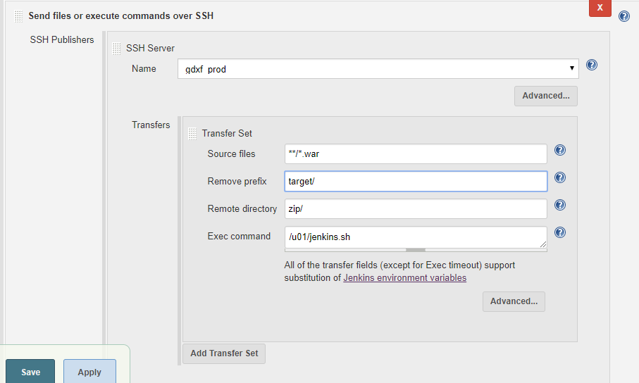 jenkins：Send files or execute commands over SSH使用方式_jenkins send files or execute commands over ...