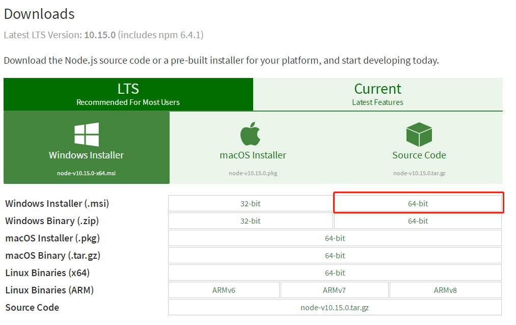 Windows版 Node.js 安装详解以及Electron安装_npm下载当前node版本对应的electron-CSDN博客