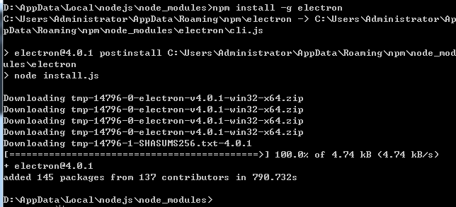 Windows版 Node.js 安装详解以及Electron安装_npm下载当前node版本对应的electron-CSDN博客