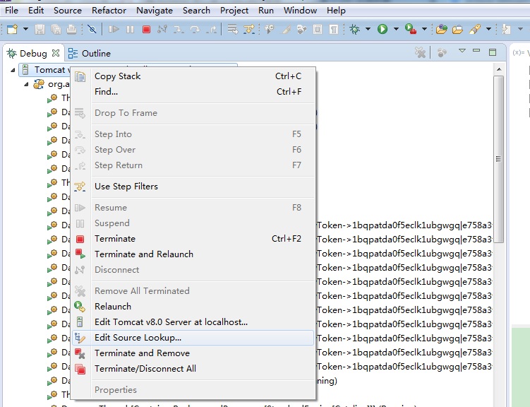 Eclipse中debug模式下断点跳转不正确（跳转至不相干的代码）_eclipse断点位置不正确-CSDN博客