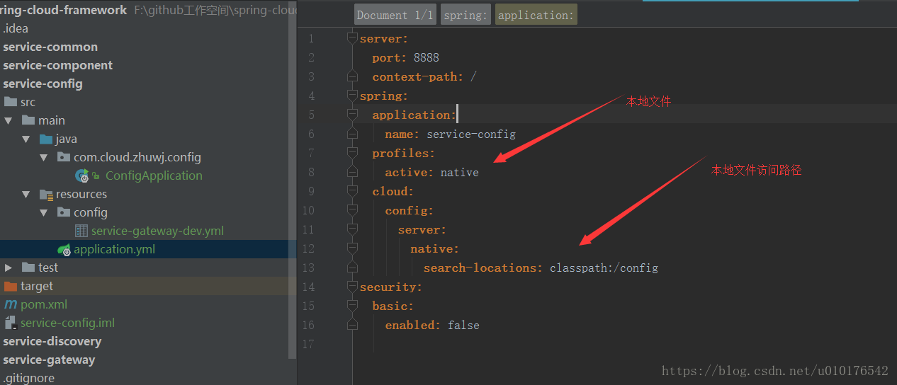 Spring Cloud Config -- server与client配置实践_整合springcloud config server 和 ...