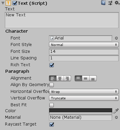 Unity UGUI（五）Text（文本）_unity text script-CSDN博客