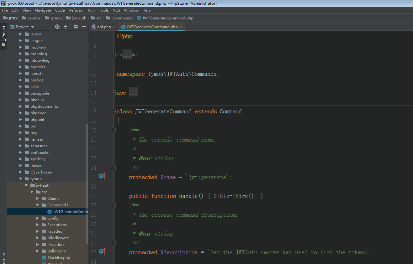 laravel用户认证 JWT-Auth 前后端分离_laravel sanctum jwt-auth-CSDN博客