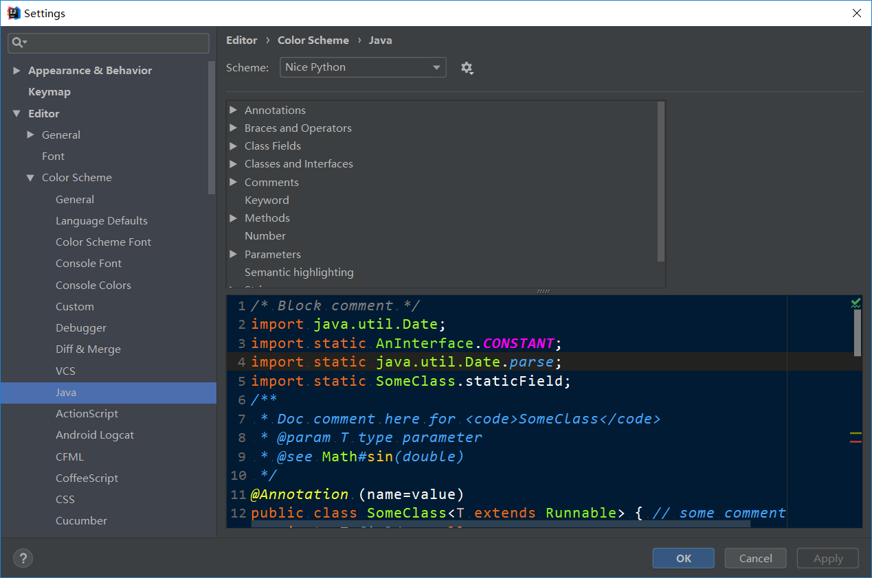 IDEA优化配置（6）--- 炫酷的主题字体颜色设置（基于Intellij IDEA 2018）_idea 好看的字体颜色搭配-CSDN博客