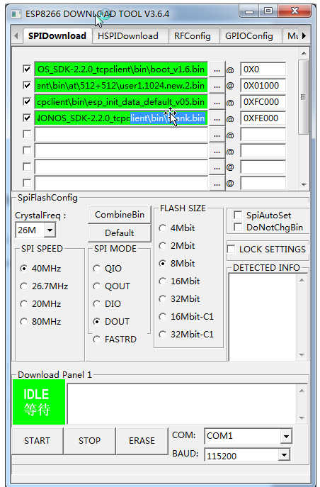 ESP8266烧录固件_esp8266固件 和开发程序-CSDN博客