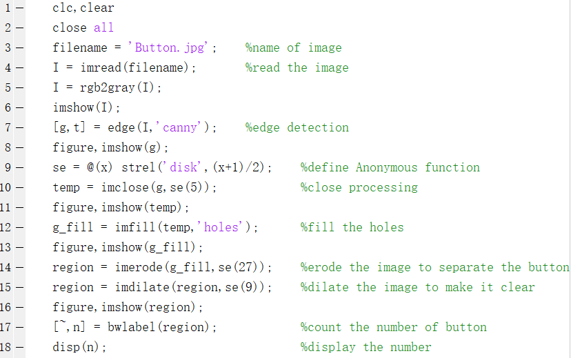 基于canny边缘检测、形态学、区域统计实现MATLAB的纽扣计数_基于数学形态学的改进的canny检测算法-CSDN博客