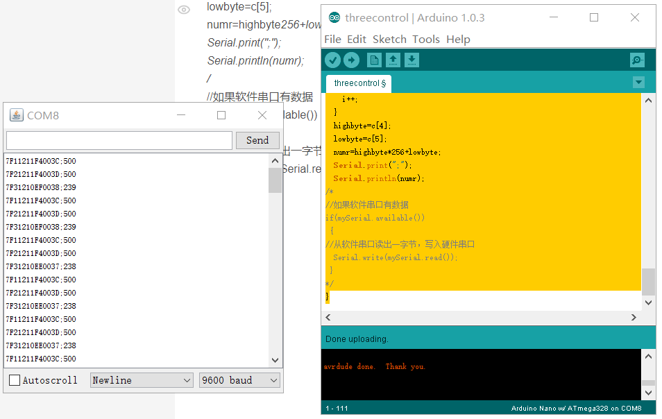 arduino通过读写十六进制数据串与超声雷达通信_arduino 串口接收 16进制-CSDN博客