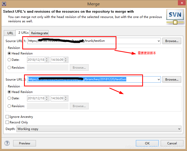 Eclipse SVN插件Subversive的使用（分支，合并，同步，切换）_eclipse subversive-CSDN博客