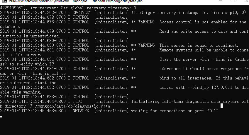 MongoDB如何开启服务_mongdb服务启动-CSDN博客