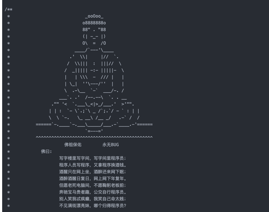 大佛代码注释 Csdn博客 