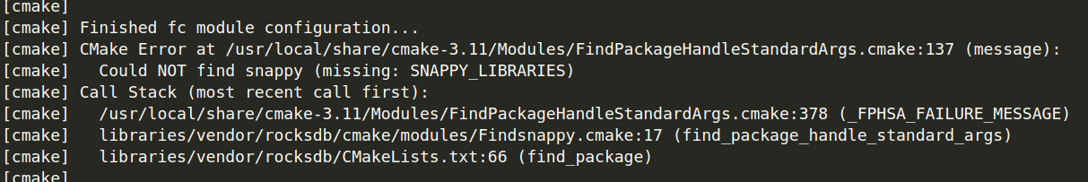 报错 could not find snappy missing ：SNAPPY_LIBRARIES 解决方案-CSDN博客
