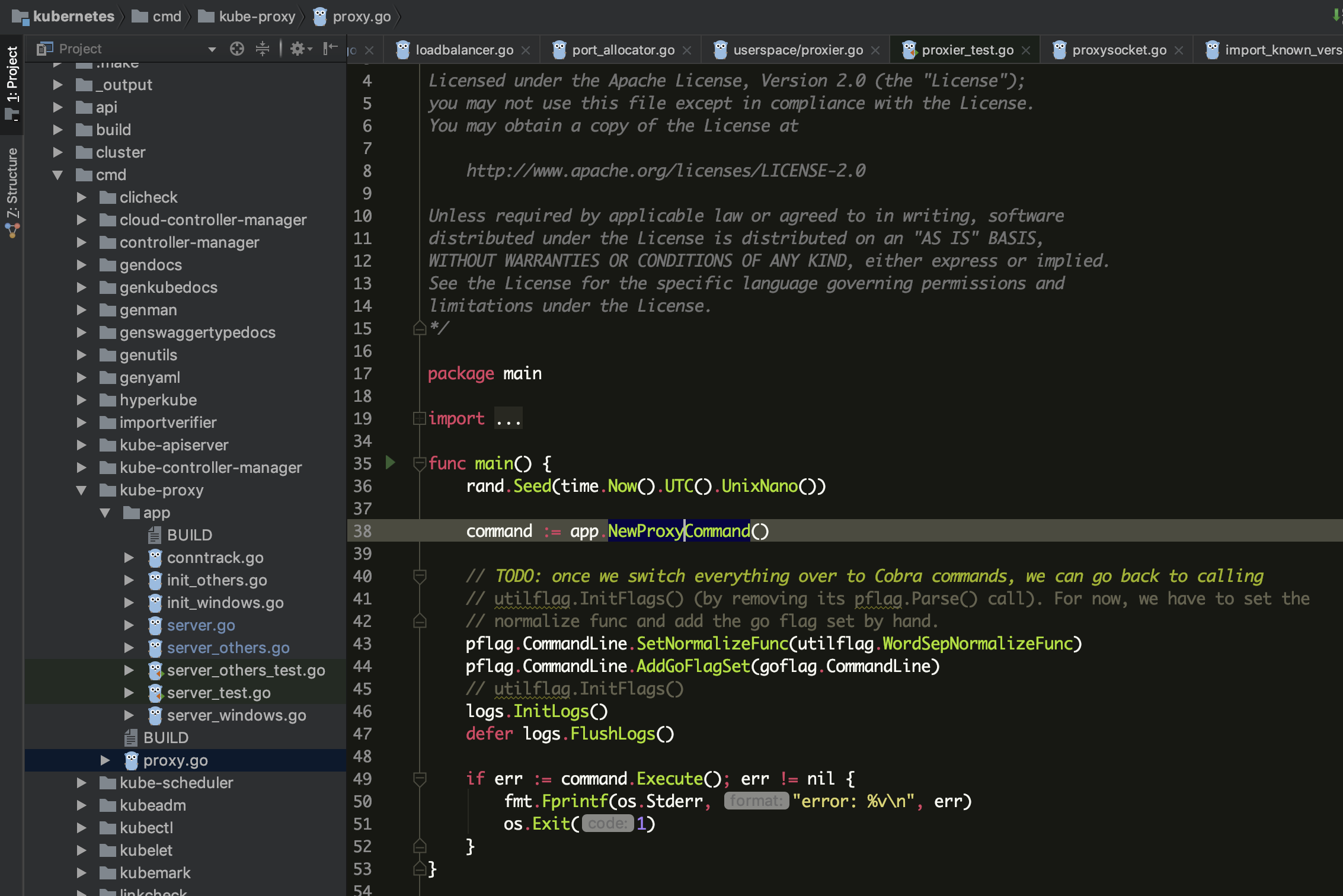 Kubernetes之kube Proxy Ipvs Userspace Iptables 三种模式源码分析error Running Proxyserver Errcant Use 