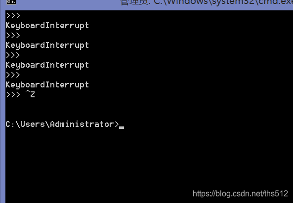 在命令行中python的交互模式的退出python退出交互环境前的内嵌命令 Csdn博客 1483