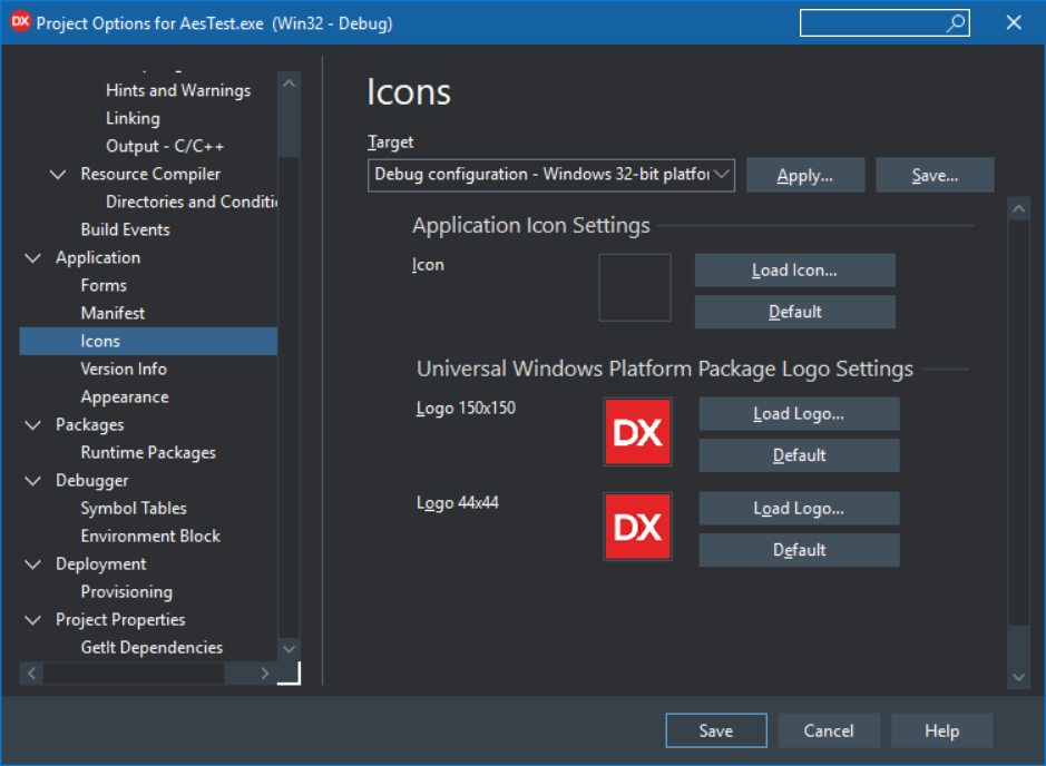 Delphi 10.3编译错误：[BRCC32 Error] "brcc32" exited with code 1.错误原因：工程丢失图标。_delphi [msbuild error ...