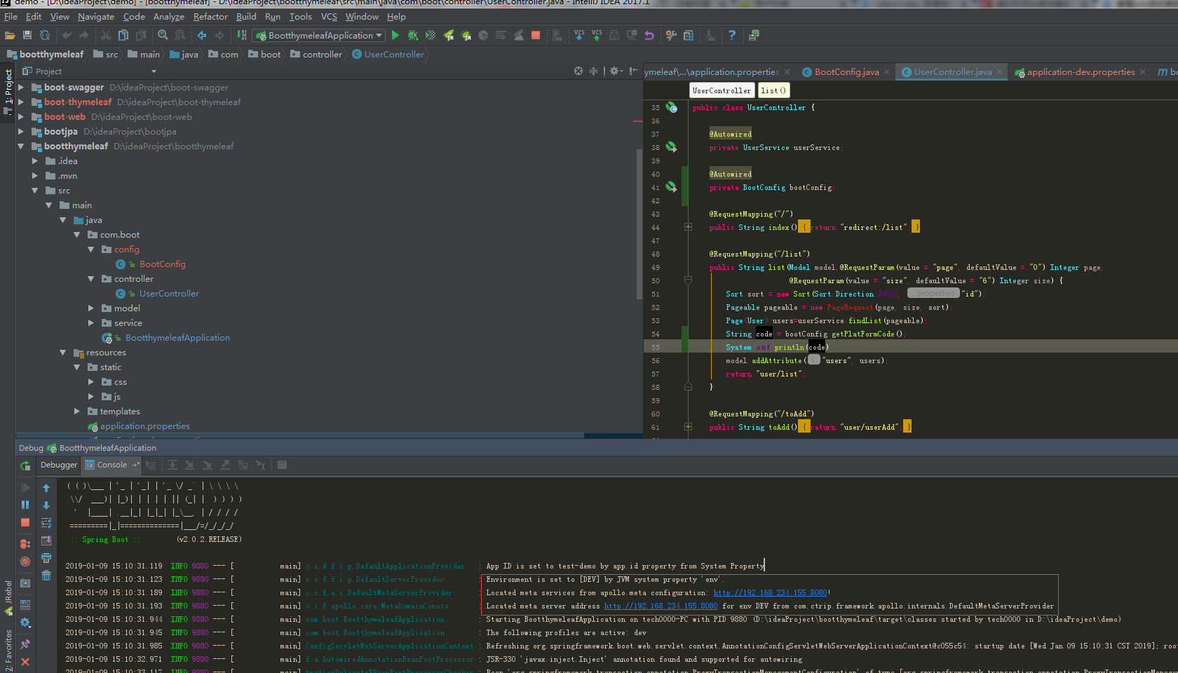 Spring Boot项目整合Apollo配置中心（三）_apollo.cluster=dev-CSDN博客