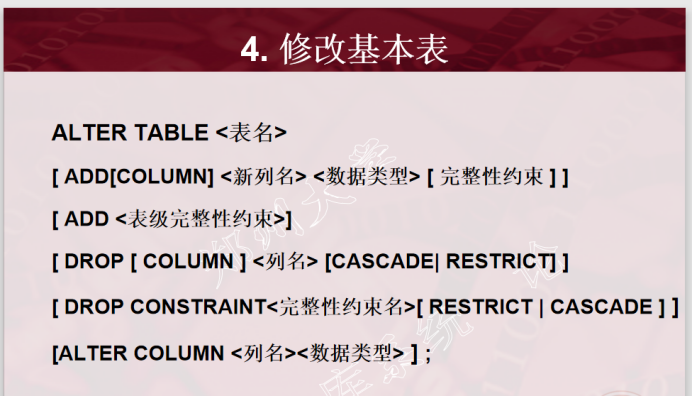 《数据库系统概论》 第三章 关系数据库标准语言sql 知识梳理 （一 、sql基本概念，基本表，索引） 知识梳理数据库系统概率第三章思维导