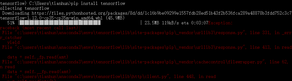 （亲测有效）windows10上安装tensorflow(CPU版本)_windows tensorflow 使用cpu os.-CSDN博客