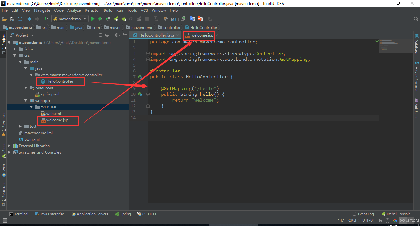 idea创建空maven项目并配置SpringMVC及tomcat_idea中空白mave项目创建启动类-CSDN博客
