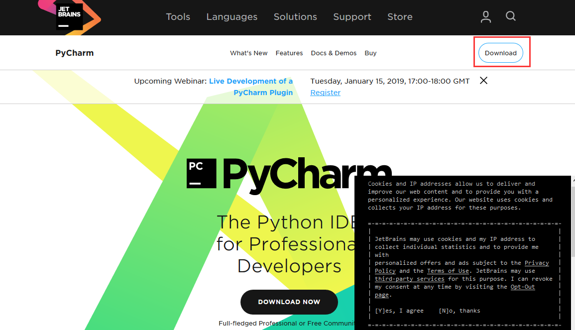 Phycharm下载并安装_pythonchame-CSDN博客