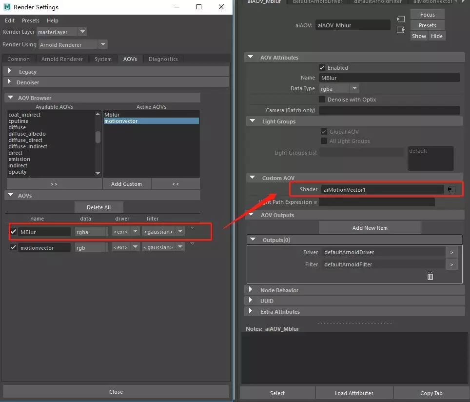 Maya 2018 Arnold在AOV通道中制作运动向量模糊的方法_AlexanderCG的博客-CSDN博客_arnold运动模糊