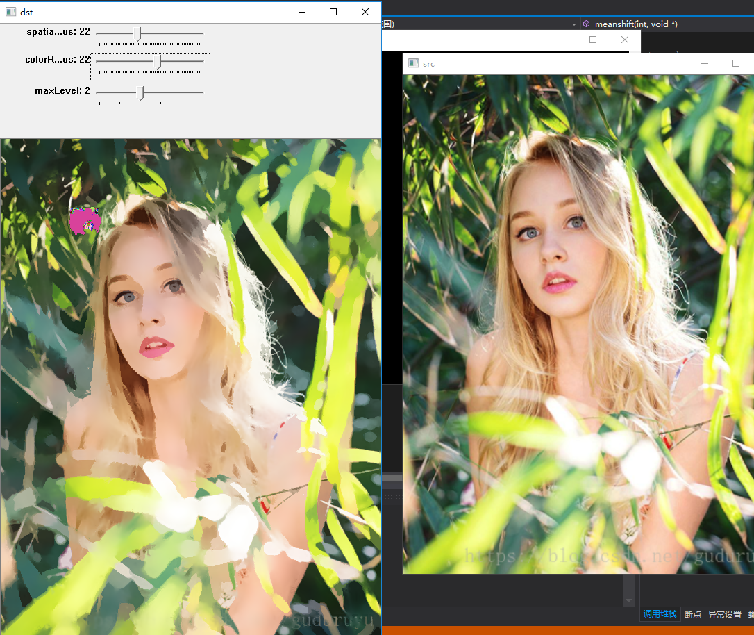 Mean Shift算法（3）在OpenCV上的实现——图像分割PyrMeanShiftFiltering_opencv pyrmeanshiftfiltering-CSDN博客
