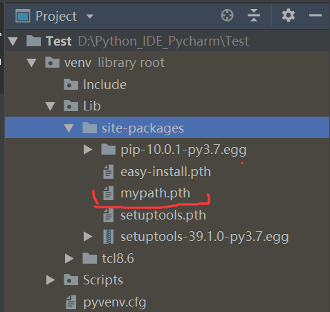 在PyCharm的python项目中导入pip下载的包（利用代码自动生成导入外部包的pth文件）_我是yoy大爷的博客-CSDN博客_pycharm怎么打开pth文件