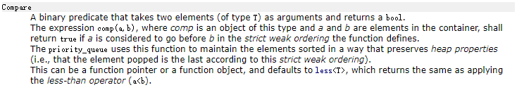 sort函数、priority_queue中比较函数的写法_优先队列的comp函数-CSDN博客