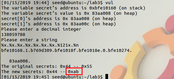 Format String Vulnerability Lab——格式化字符串漏洞_format string vulnerabilities-CSDN博客
