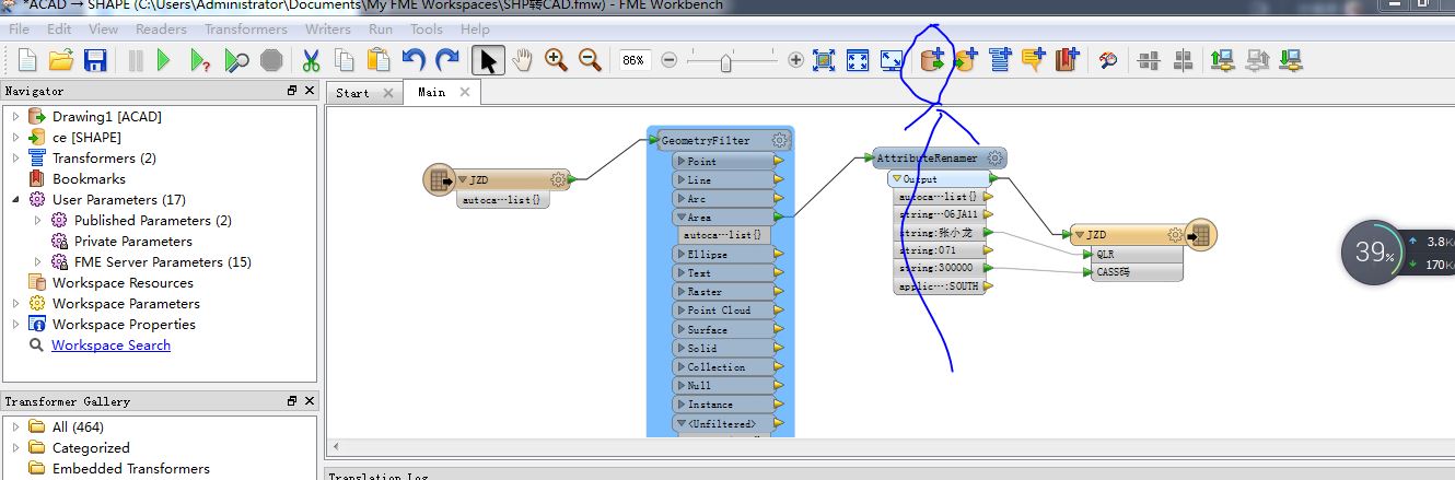 利用FME实现SHP带属性转CAD_fme shp转cad带属性-CSDN博客