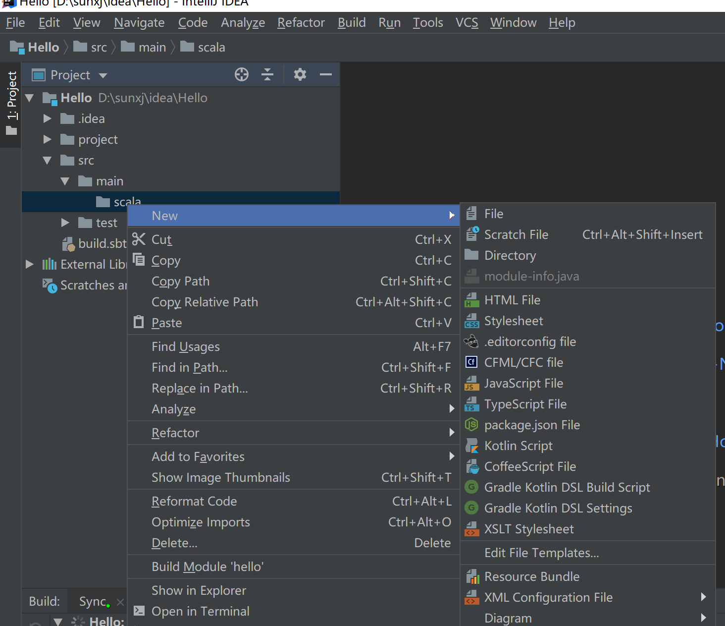 Idea通过sbt构建scala项目 使用idea构建基于sbt的scala项目 Csdn博客