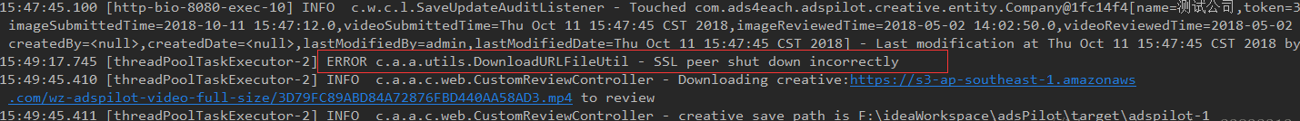 解决异常： SSL peer shut down incorrectly_springboot ssl peer shut down incorrectly-CSDN博客