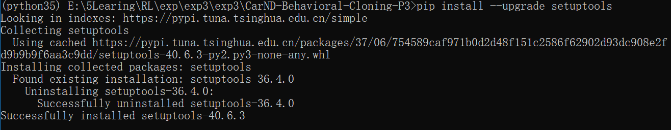 Error in moviepy setup command: 'extras_require' must be a dictionary whose values are strings ...