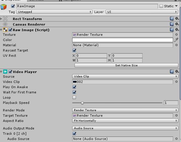 使用RwaImage播放视频_unity rawimage 播放视频-CSDN博客