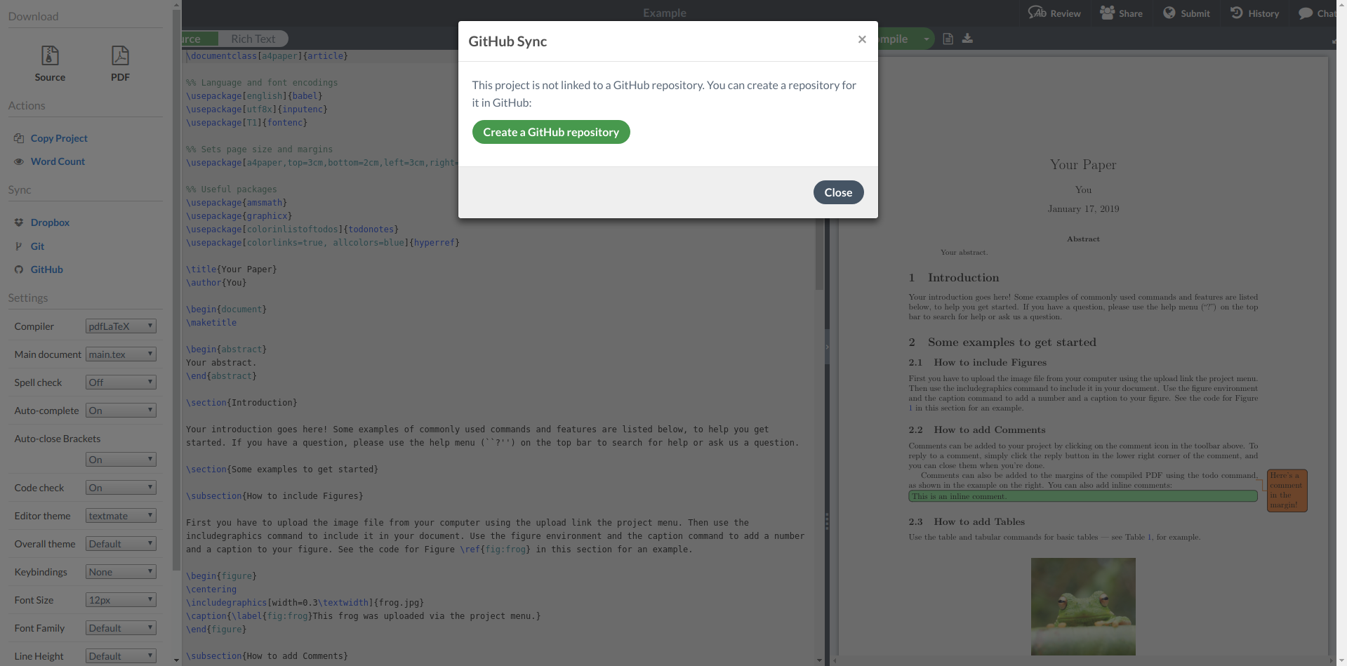 怎样连接 Overleaf与Github (新)_overleaf github-CSDN博客