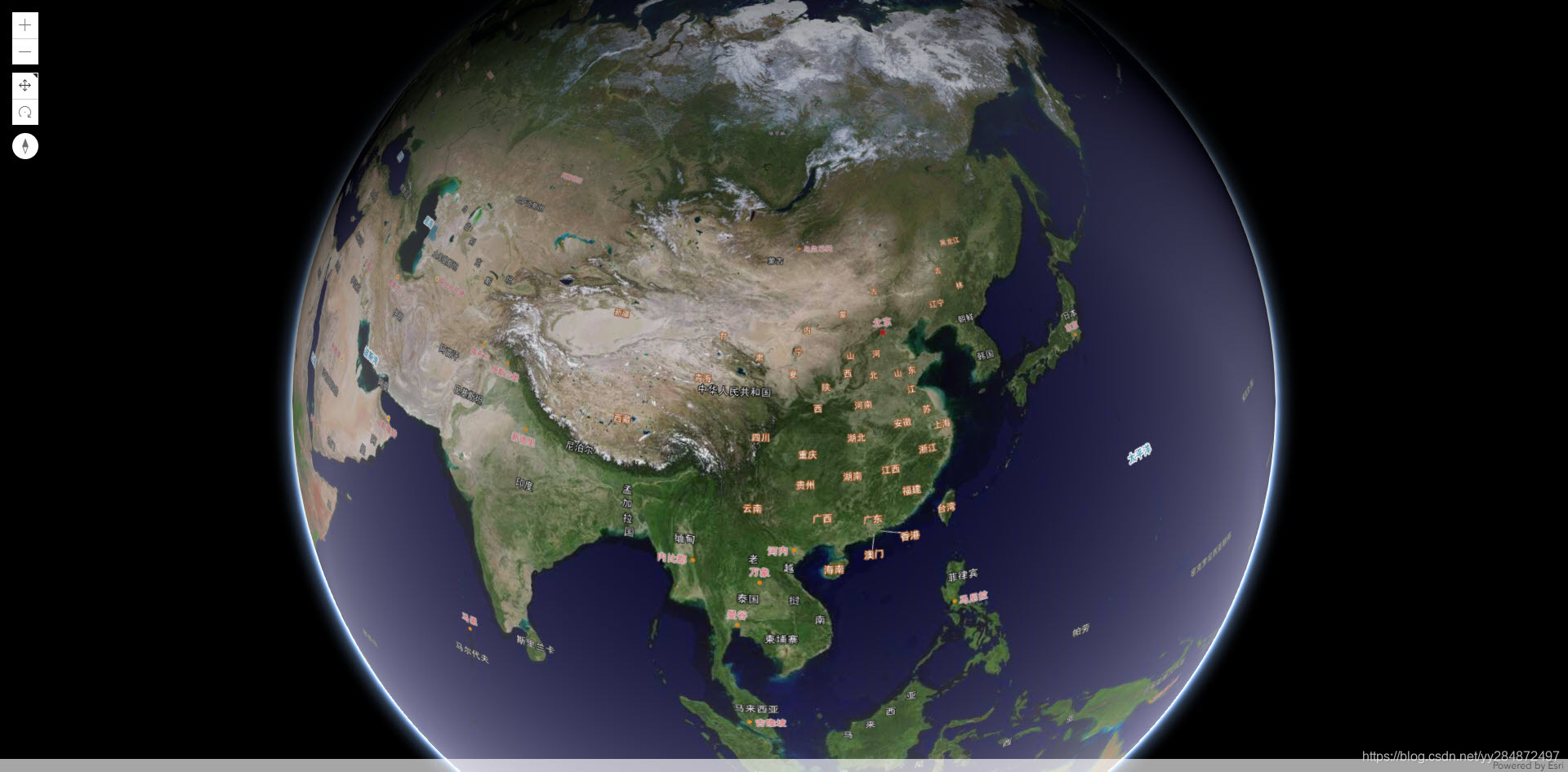 Arcgis Api For Javascript410加载天地图(墨卡托投影)arcgis Api For Javascript的加载地图中心 Csdn博客