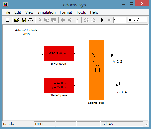 ADAMS-Simulink联合仿真-零基础(二)_adams中二自由度模型怎么建立-CSDN博客