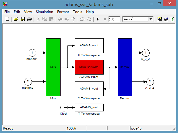 ADAMS-Simulink联合仿真-零基础(二)_adams中二自由度模型怎么建立-CSDN博客