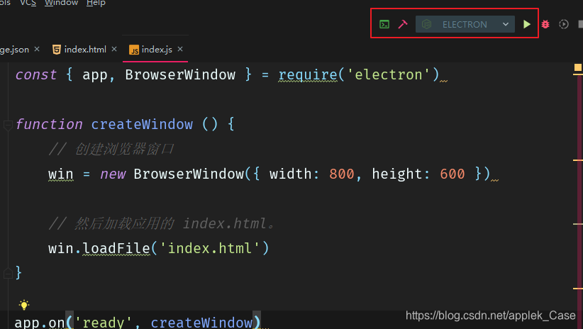 【electron跨平台开发02】idea 配置electron开发环境applekcase的博客 Csdn博客electron Ide