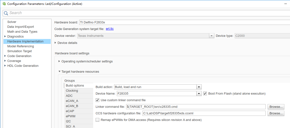 MatlabR2018B和CCSV8链接，Simulink生成DSP可执行代码一键下载_simulink中dsp模块下载-CSDN博客