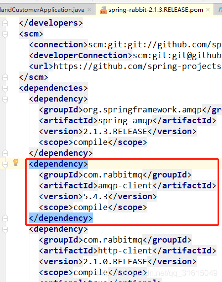 Rabbitmq Springboot启动报错caused By Java Lang Noclassdeffounderror Com