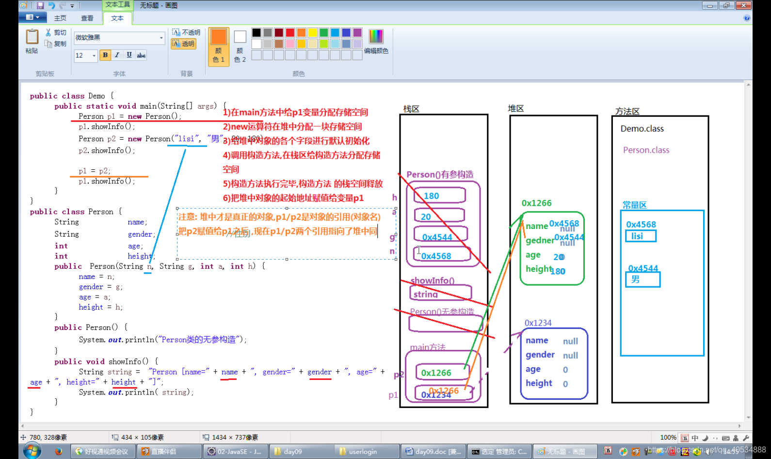 Java 对象创建,方法调用的内存分析java80对象创建并调用方法内存过程 Csdn博客