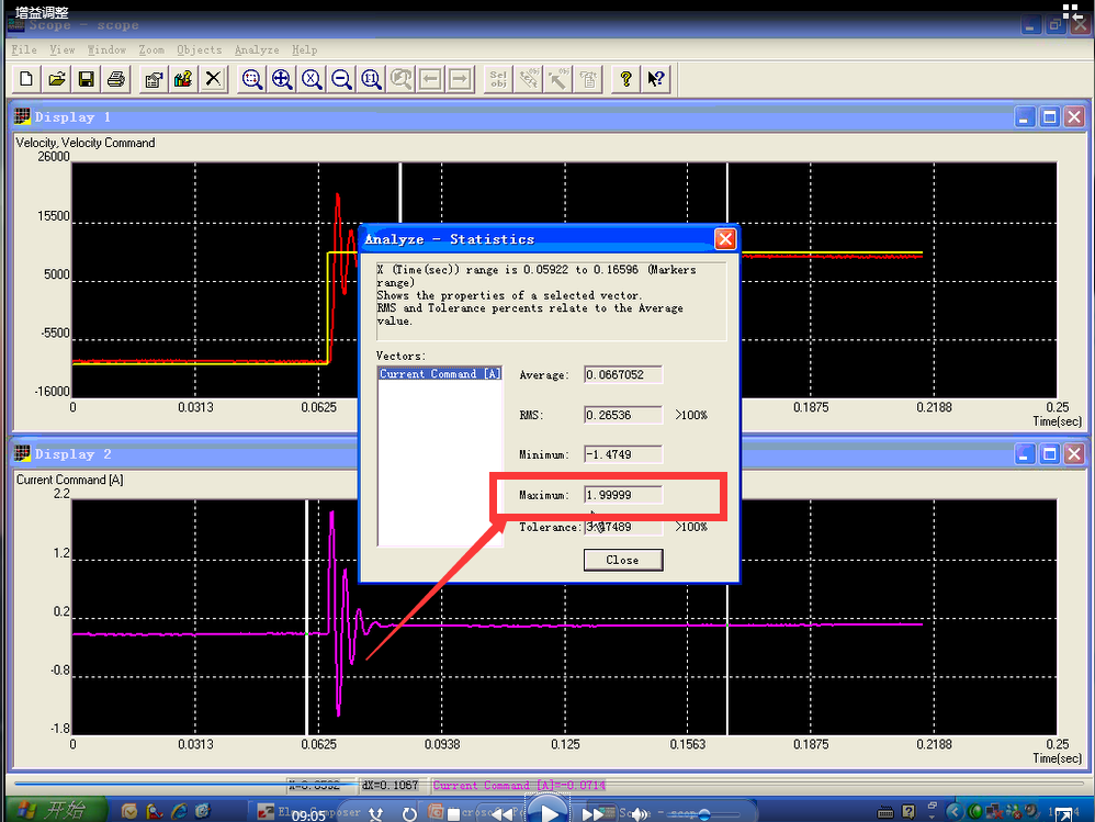 MAXON RE40直流有刷电机在Elmo SimplIQ cello系列驱动器的增益调节_elmo composer scope y轴单位 ...