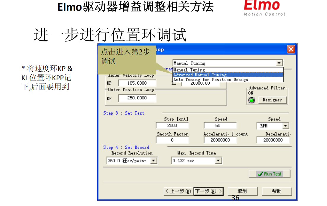 MAXON RE40直流有刷电机在Elmo SimplIQ cello系列驱动器的增益调节_elmo composer scope y轴单位调整-CSDN博客