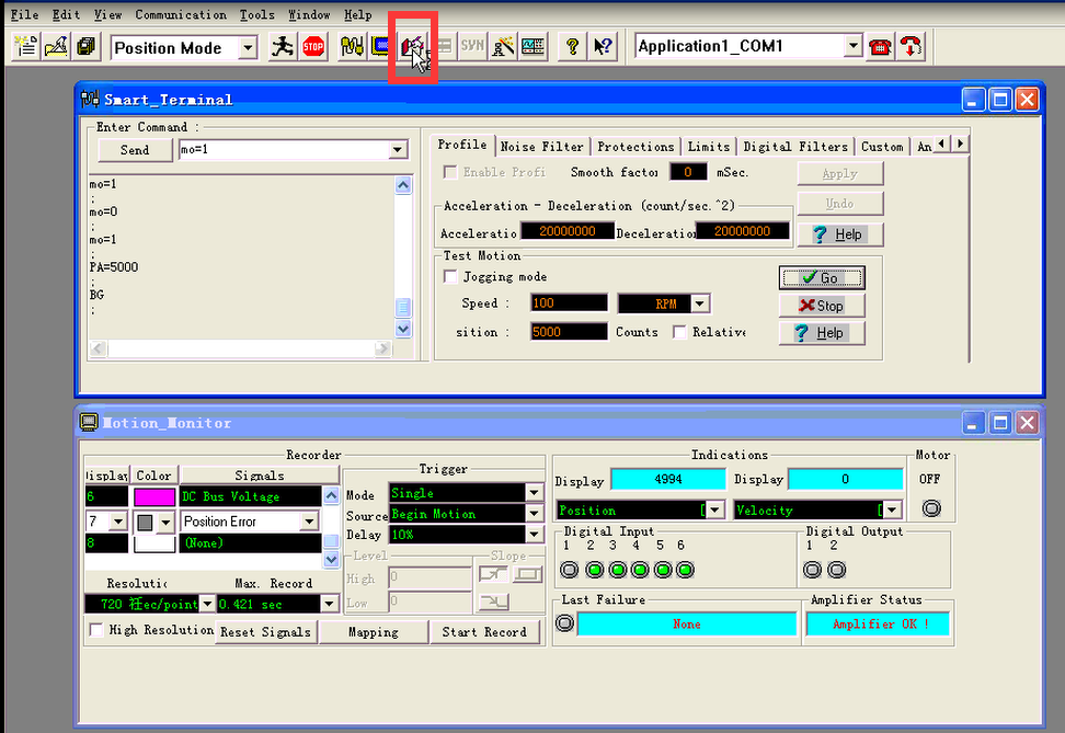 MAXON RE40直流有刷电机在Elmo SimplIQ cello系列驱动器的增益调节_elmo composer scope y轴单位调整-CSDN博客