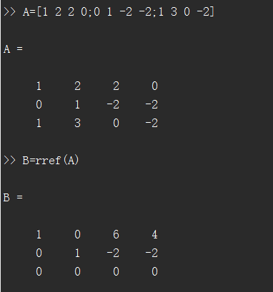MATLAB线性方程组求解_z=null(a,‘r’)-CSDN博客